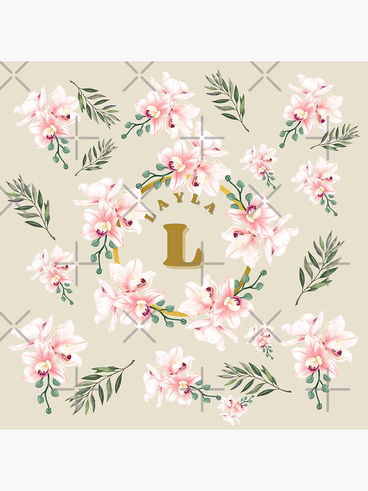 "Layla with flowers " Sticker for Sale by JessicaMhone | Redbubble
