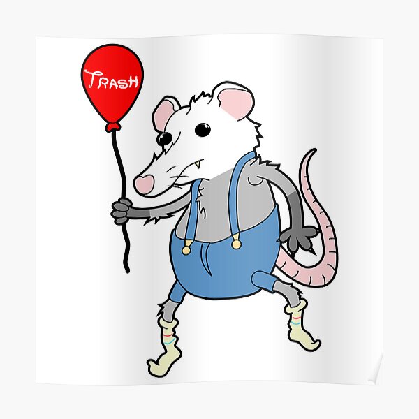 "Ticky the Possum" Poster for Sale by TowerDown | Redbubble