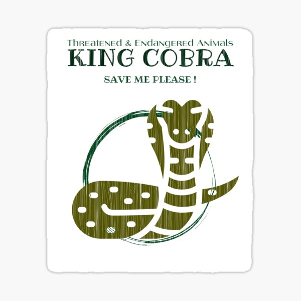 " King Cobra Save Me" Sticker for Sale by yassooarts | Redbubble