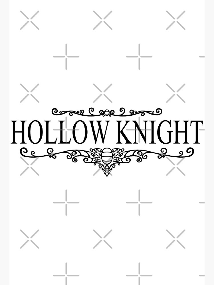 "Hollow Knight Merch Hollow Knight Logo" Art Print for Sale by ...
