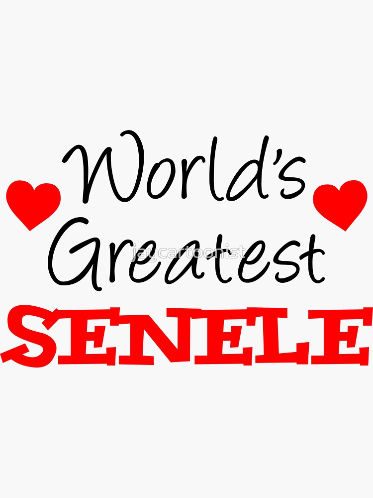 "World's Greatest Senele Lithuanian Grandmother" Sticker by ...