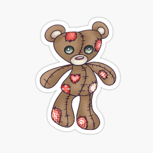 "Teddy" Sticker by GalaArt | Redbubble