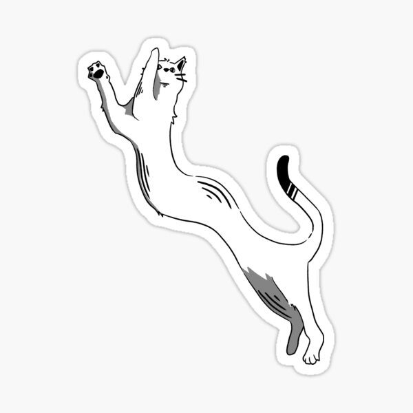 "weirdcore cat" Sticker by annoyingarts | Redbubble