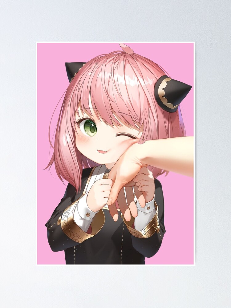 "SpyXFamily - Pink Hair Anya Forger" Poster for Sale by GalacticWaifu ...