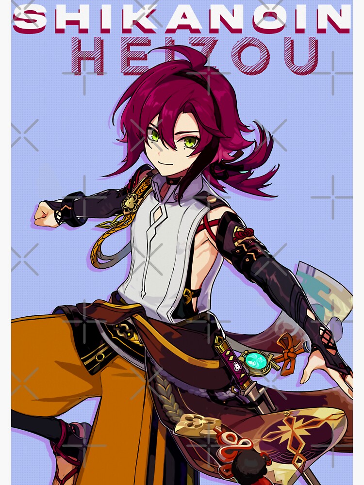 "Shikanoin Heizou - Genshin impact" Sticker for Sale by Omagatoki ...