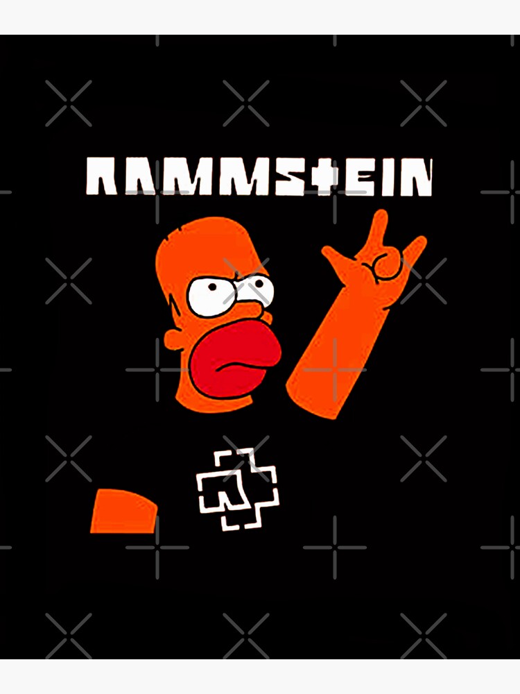 Sticker « meilleur dessin animé rock n 'roll rammst », par zaloschultz ...