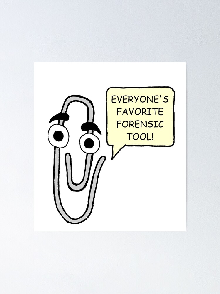 "Clippy" Poster for Sale by stark4n6 | Redbubble