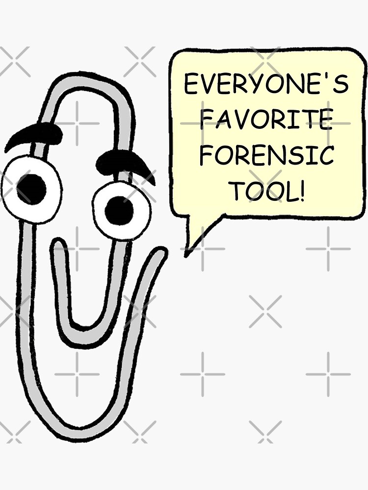"Clippy" Sticker for Sale by stark4n6 | Redbubble