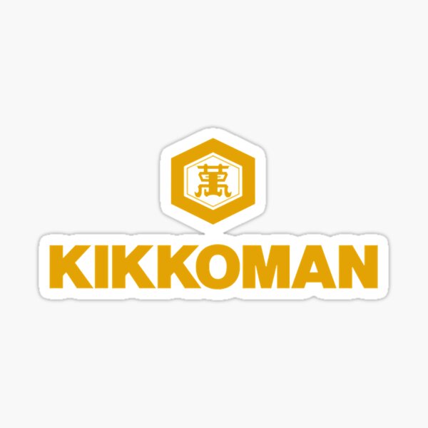 "Kikkoman Logo " Sticker for Sale by allisongeor | Redbubble