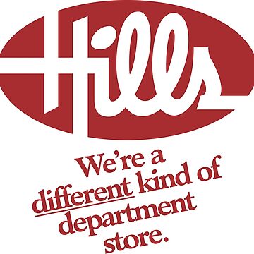 "Hills Department Store" Sticker for Sale by TeeArcade84 | Redbubble
