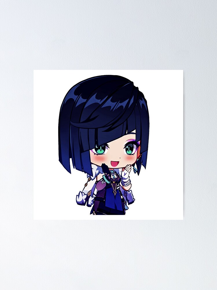 Póster «Yelan lindo chibi - genshin impact yelan» de Omagatoki | Redbubble