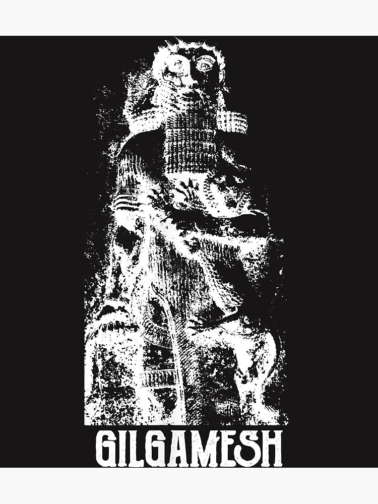 "Gilgamesh King Hero Sculpture Ancient Mesopotamia " Art Print for Sale ...