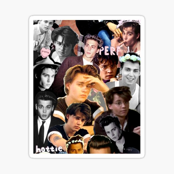 "young johnny" Sticker for Sale by huthoven | Redbubble
