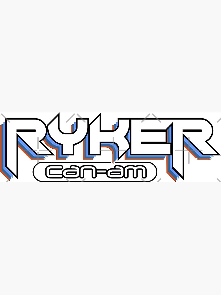 "Can-Am Ryker Retro Logo" Poster for Sale by jdaburtomsncom | Redbubble