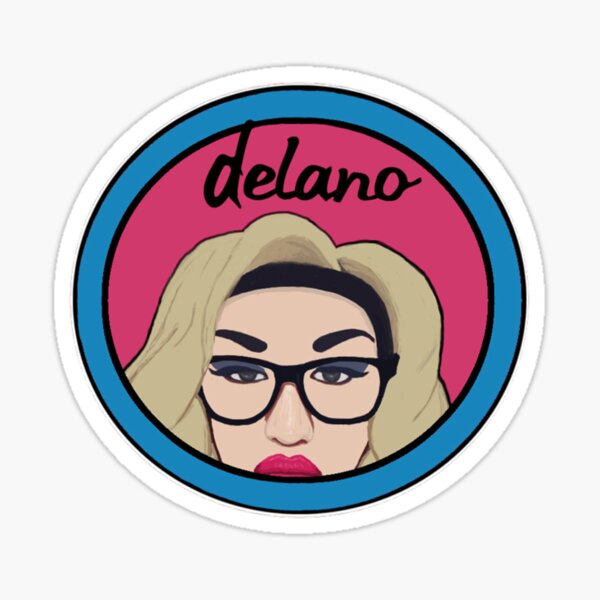 "Adore Delano as Daria logo Baseball ¾ Sleeve " Sticker for Sale by ...