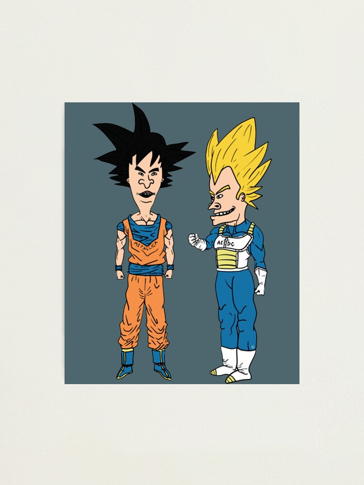 "Beavis And Butthead x Dragon Ball Vegeta " Photographic Print for Sale ...