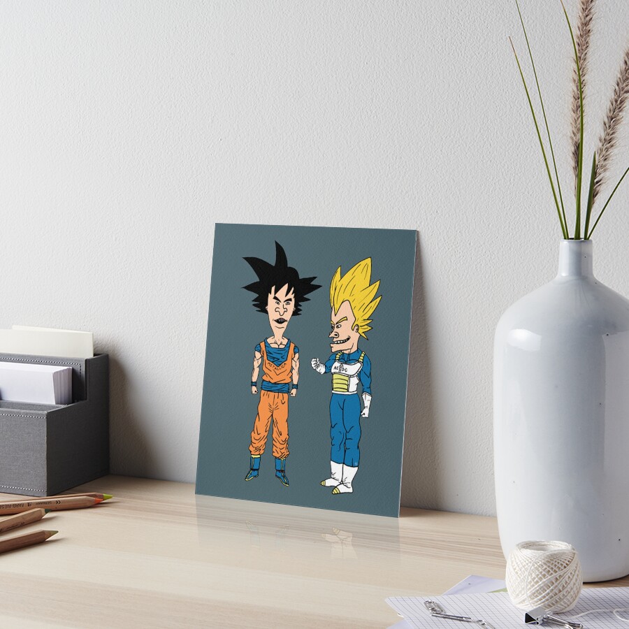 "Beavis And Butthead x Dragon Ball Vegeta " Art Board Print by ...