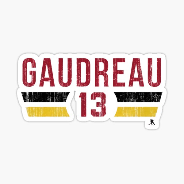 "Johnny Gaudreau Font" Sticker for Sale by richardreesep | Redbubble