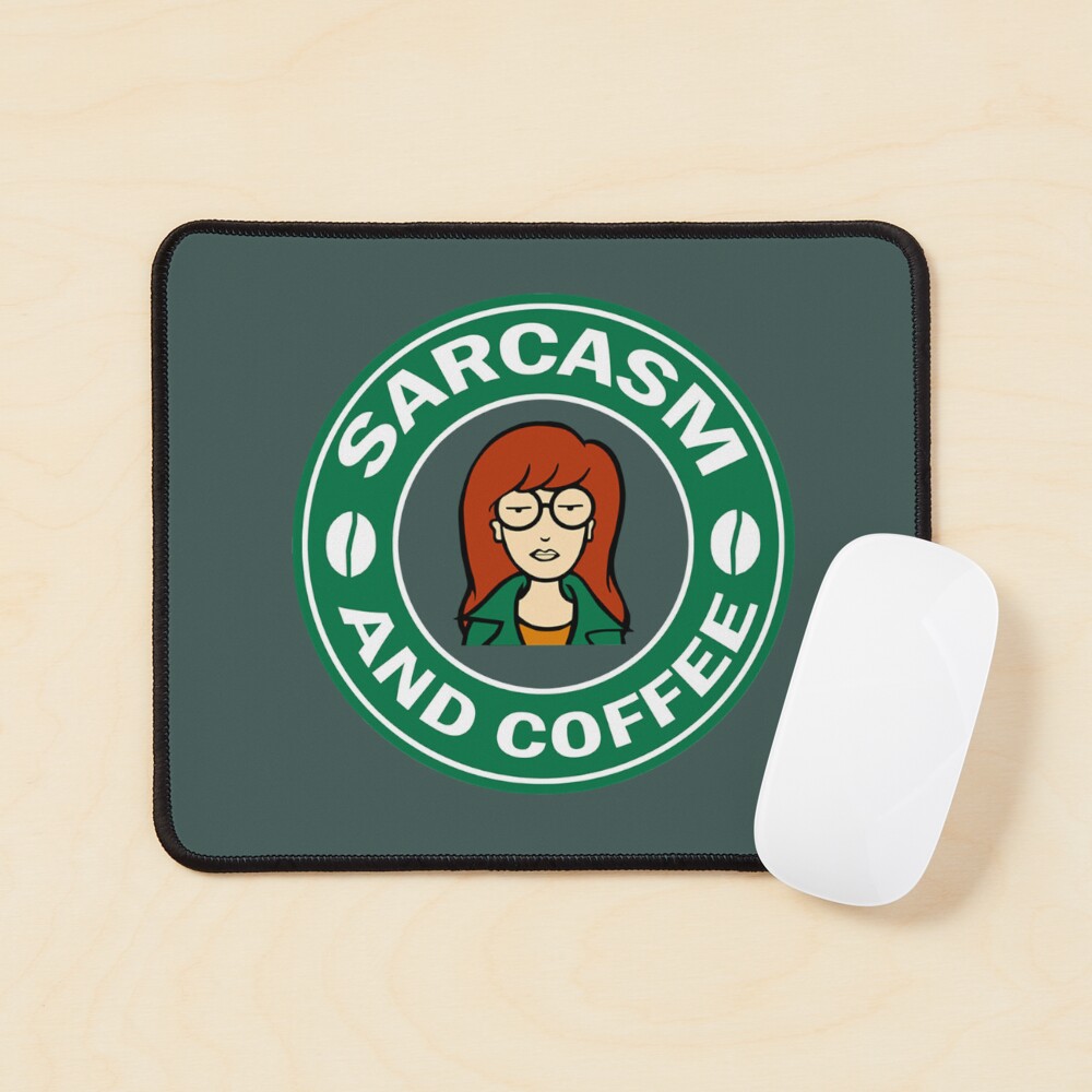 "Daria Sarcasm and Coffee " Sticker for Sale by LipkovitchRay36 | Redbubble