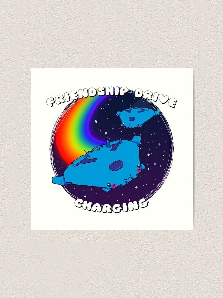 "Friendship Drive Charging" Art Print by tripdee | Redbubble