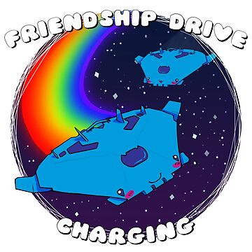 "Friendship Drive Charging" Sticker for Sale by tripdee | Redbubble
