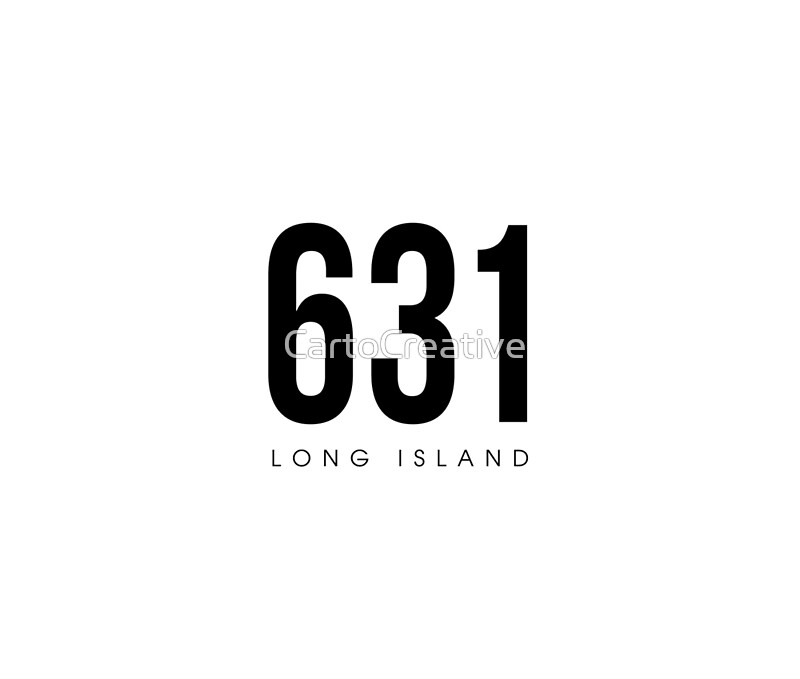 "Long Island, NY - 631 Area Code" by CartoCreative | Redbubble