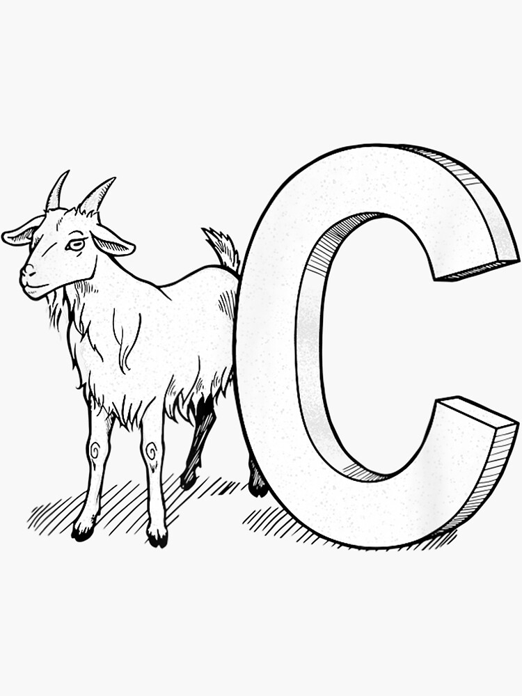 "Goat C Funny Goatse Internet Meme Random Humor" Sticker for Sale by ...