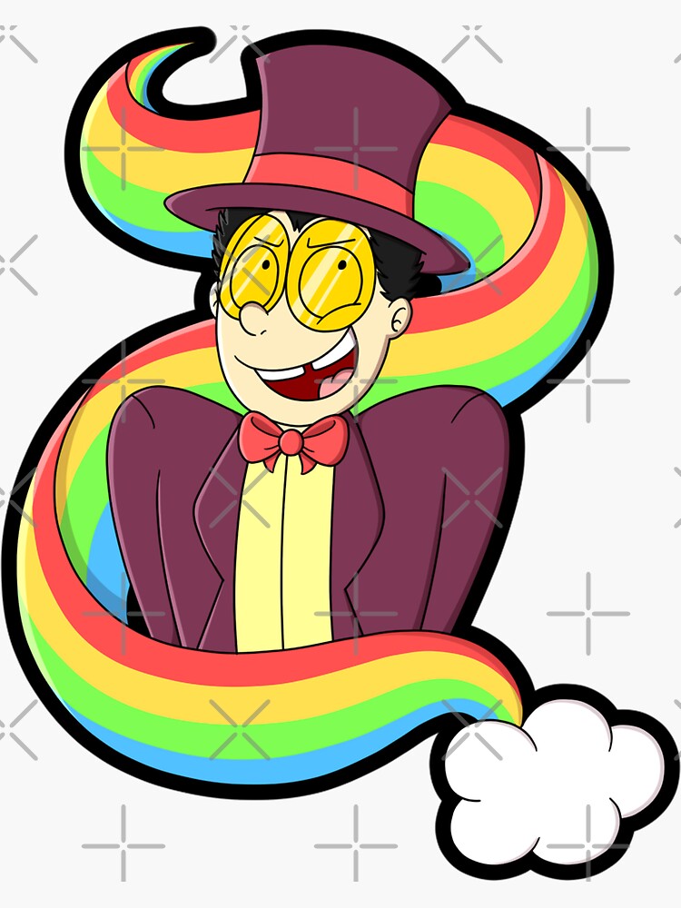 "warden superjail Tshirt - superjail sticker" Sticker by raisine ...
