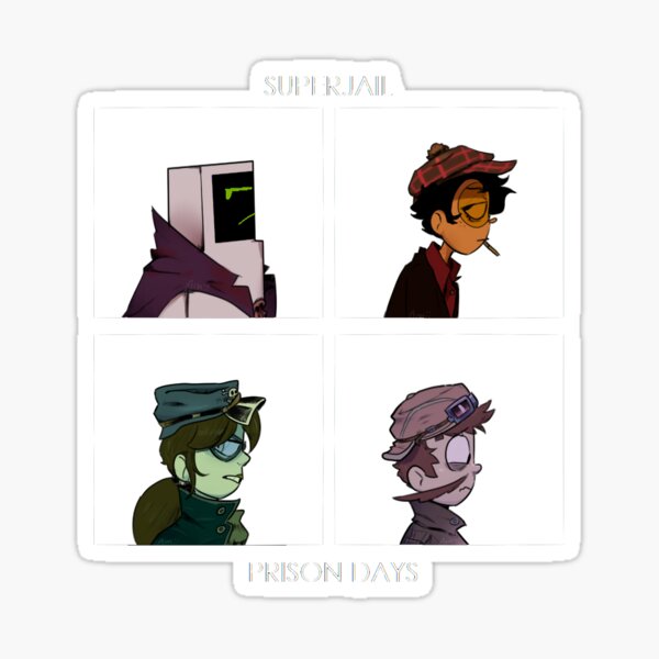 "warden superjail sticker" Sticker by raisine | Redbubble