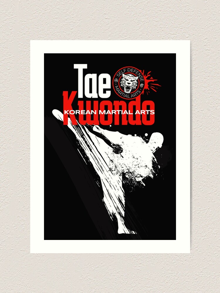 "Karate Tae Kwon Do Korean Martial Arts Taekwondo" Art Print for Sale ...