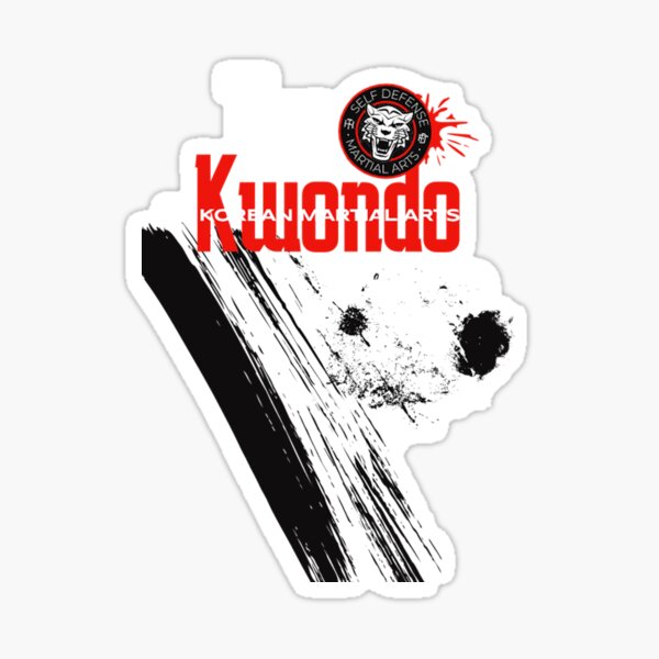 "Karate Tae Kwon Do Korean Martial Arts Taekwondo" Sticker by ...