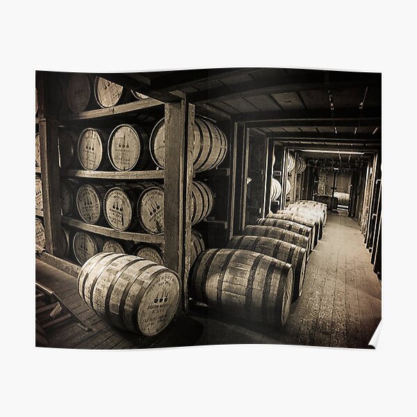 "Bourbon Barrels Poster" Poster for Sale by CindyHiks | Redbubble