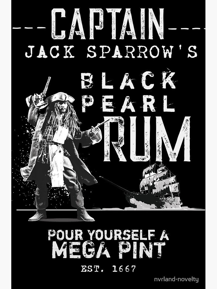 "Mega Pint Johnny Depp Jack Sparrow Poster" Poster von nvrland-novelty ...