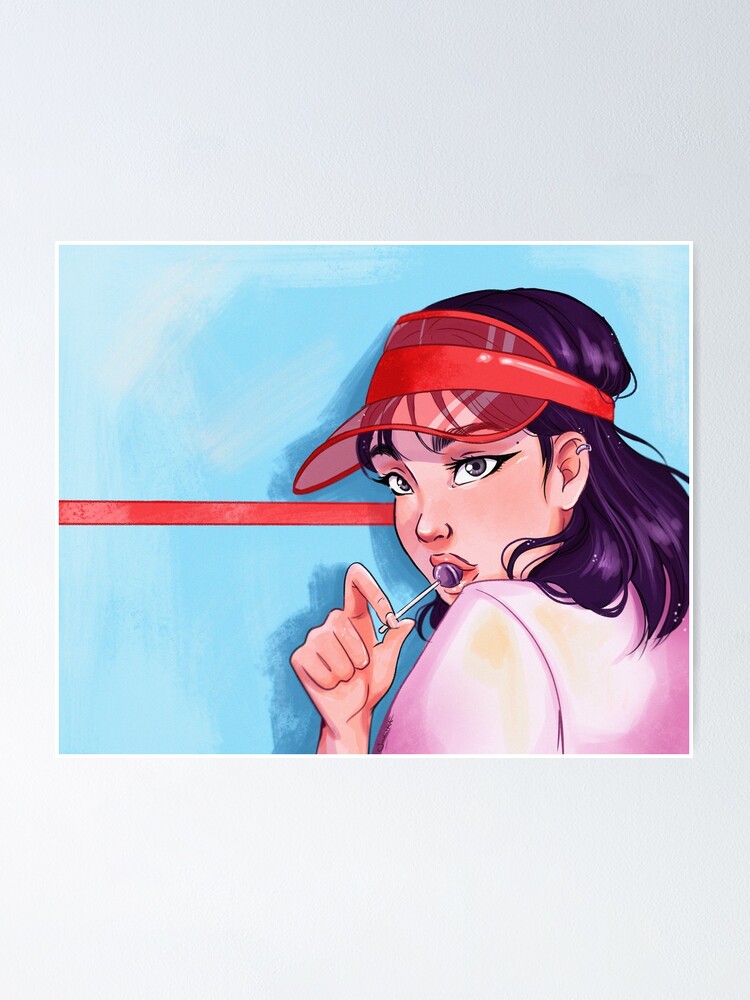 "Sweet Cap" Poster by JuditMallolArt | Redbubble