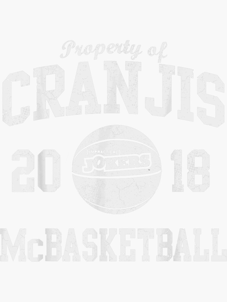 "Impractical Jokers Cranjis McBas" Sticker by lardinxslinso | Redbubble