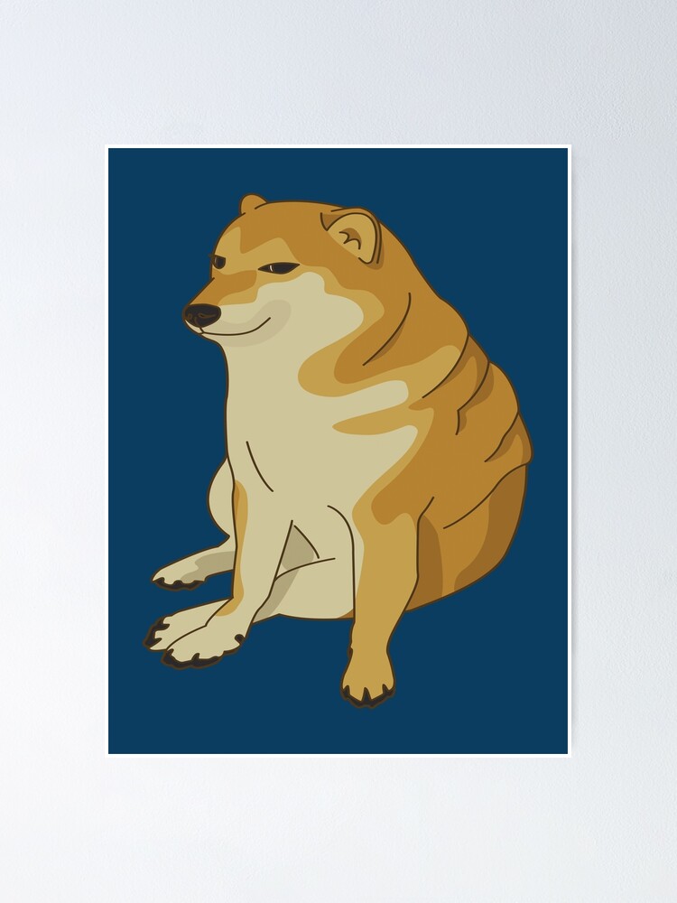 "Cheems" Poster for Sale by Rzera- | Redbubble