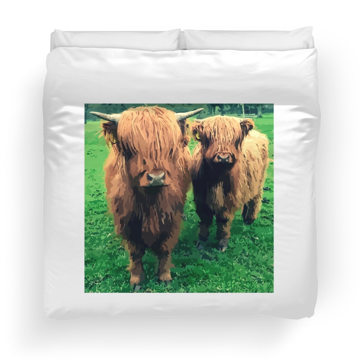 Highland Cow: Duvet Covers | Redbubble