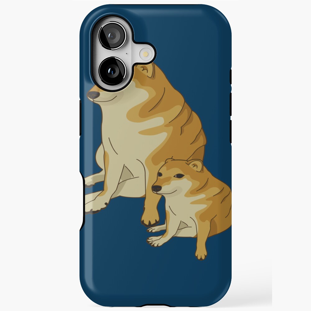 "Cheems with Baby Cheems" Sticker for Sale by Rzera- | Redbubble