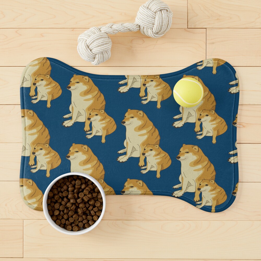 "Cheems with Baby Cheems" Sticker for Sale by Rzera- | Redbubble