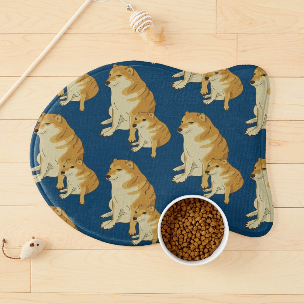 "Cheems with Baby Cheems" Sticker for Sale by Rzera- | Redbubble