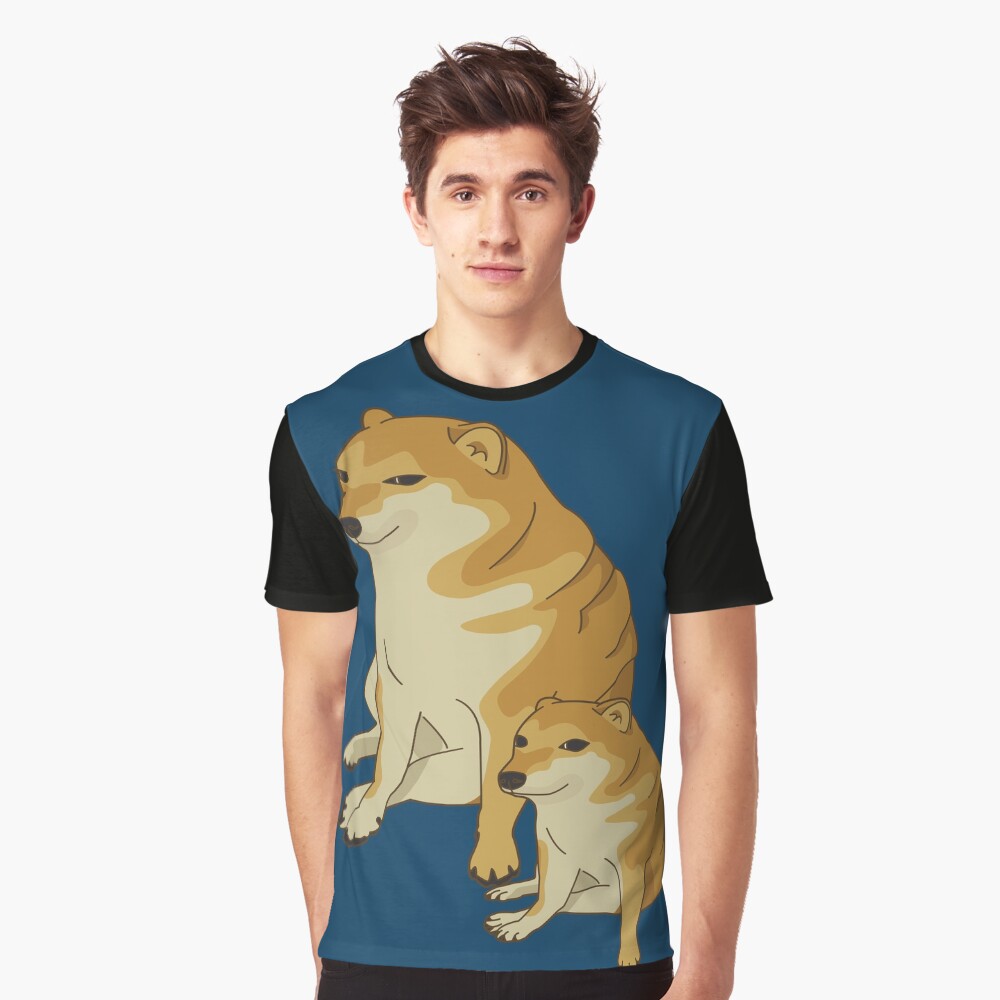 "Cheems with Baby Cheems" Sticker for Sale by Rzera- | Redbubble