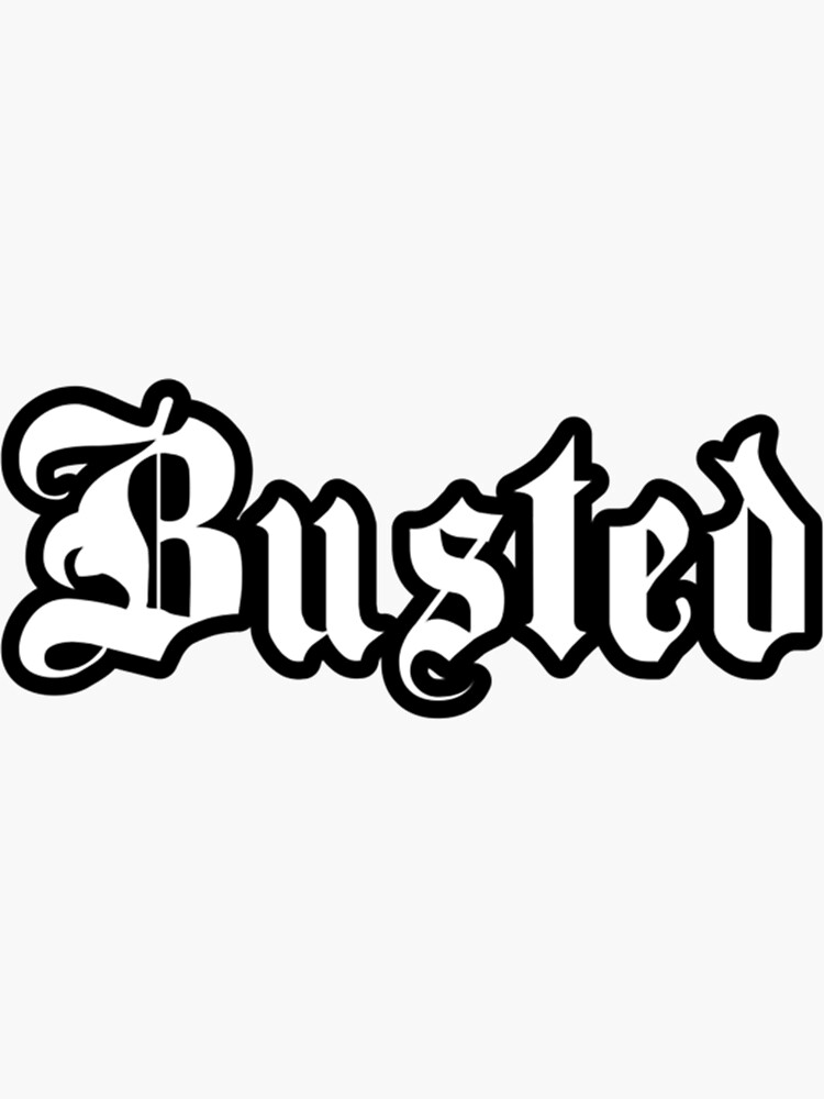 "GTA San Andreas - "Busted" Classic " Sticker by disonmamoneo | Redbubble