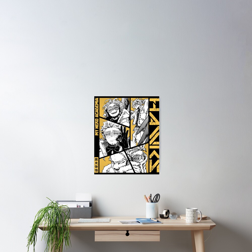 "Hawks - My Hero Academia Manga Panel Essential " Poster for Sale by ...
