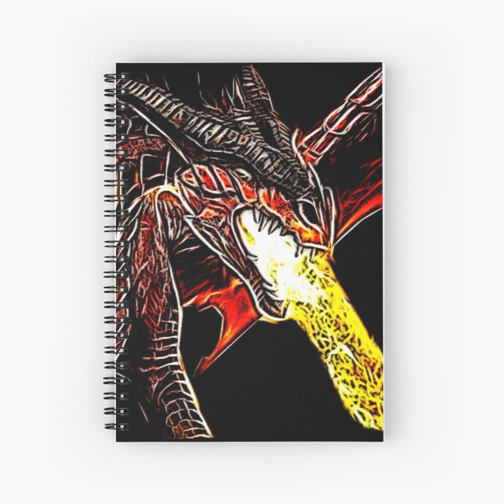"Toothless Fire Breathing Night Fury Fractal Dragon Design" Spiral ...