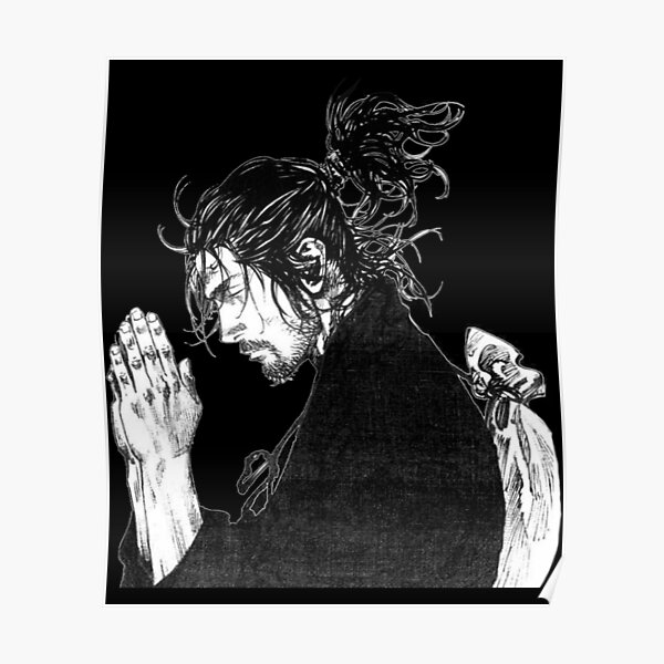 "miyamoto musashi praying Classic " Poster for Sale by arcurimalyg ...