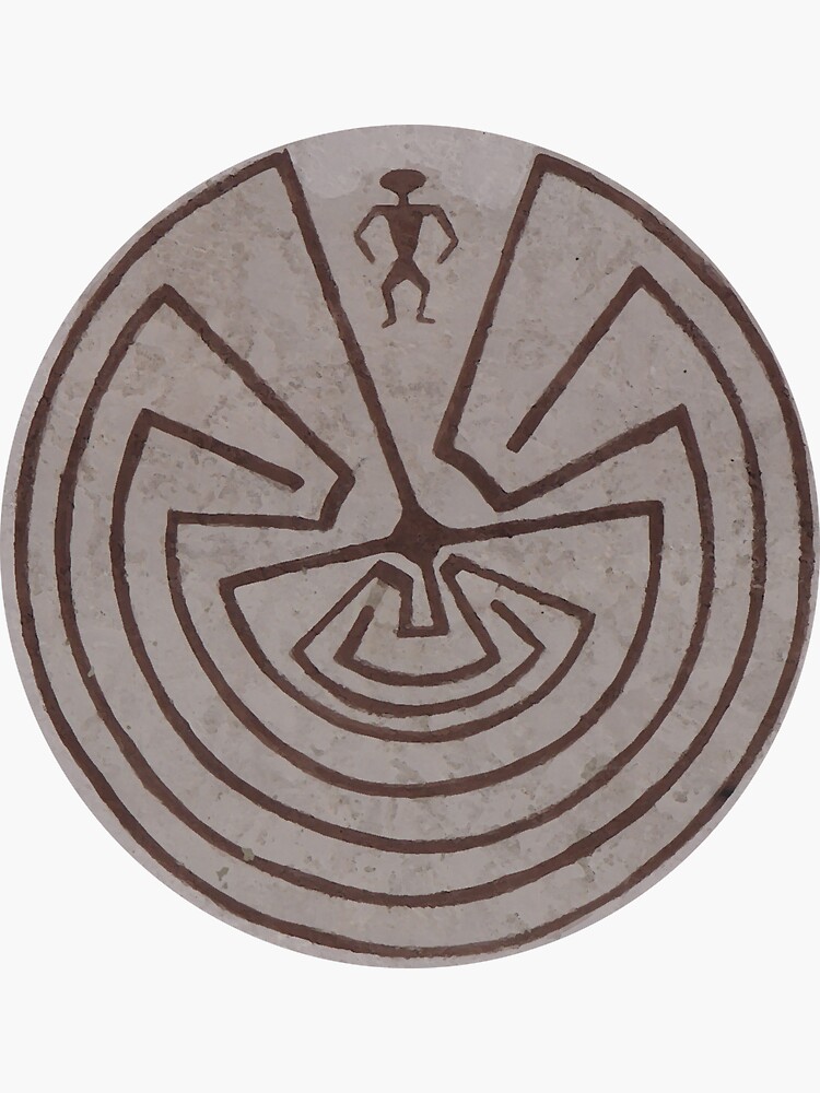 "Native American Cosmogram" Sticker for Sale by AlvaradoArt | Redbubble