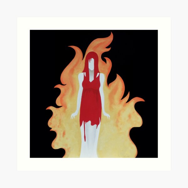 "Carrie White" Art Print by UnconArt | Redbubble