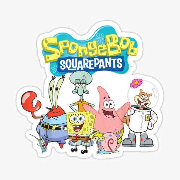 "Spongebob Squarepants Friends " Sticker for Sale by sahnidkarci ...