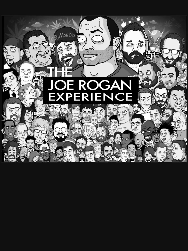 "The Joe Rogan Experience" T-shirt for Sale by Pop-Tees | Redbubble ...