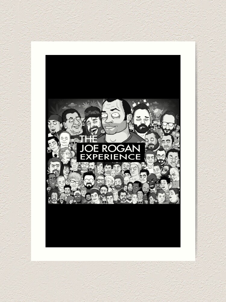 "The Joe Rogan Experience" Art Print for Sale by Pop-Tees | Redbubble